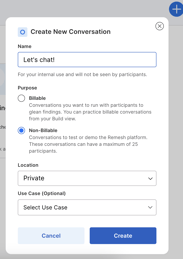 Create a Conversation