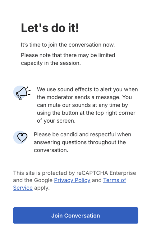 Participant Experience