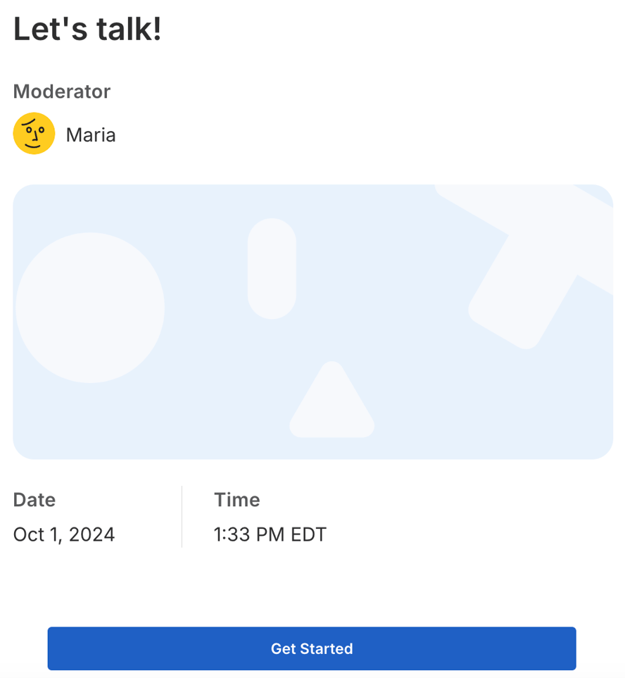 Participant Experience